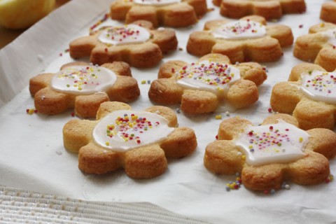 Iced citrus Shrewsbury biscuits - Scrummy Lane