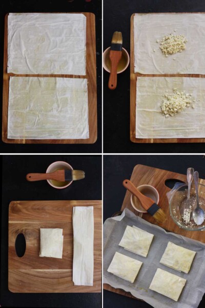 Feta Filo Parcels With Honey - Scrummy Lane