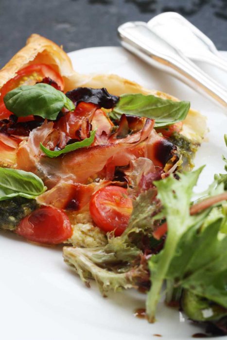 Quick Puff Pastry Tomato Tart Scrummy Lane