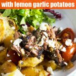 Easy slow cooked Greek lamb with lemon garlic potatoes (lamb kleftiko ...