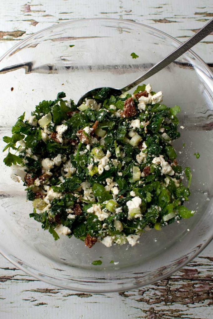 Greek spinach and feta filo pie - Scrummy Lane