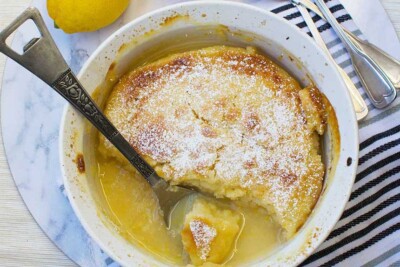 'Magic' Self Saucing Lemon Pudding - Scrummy Lane