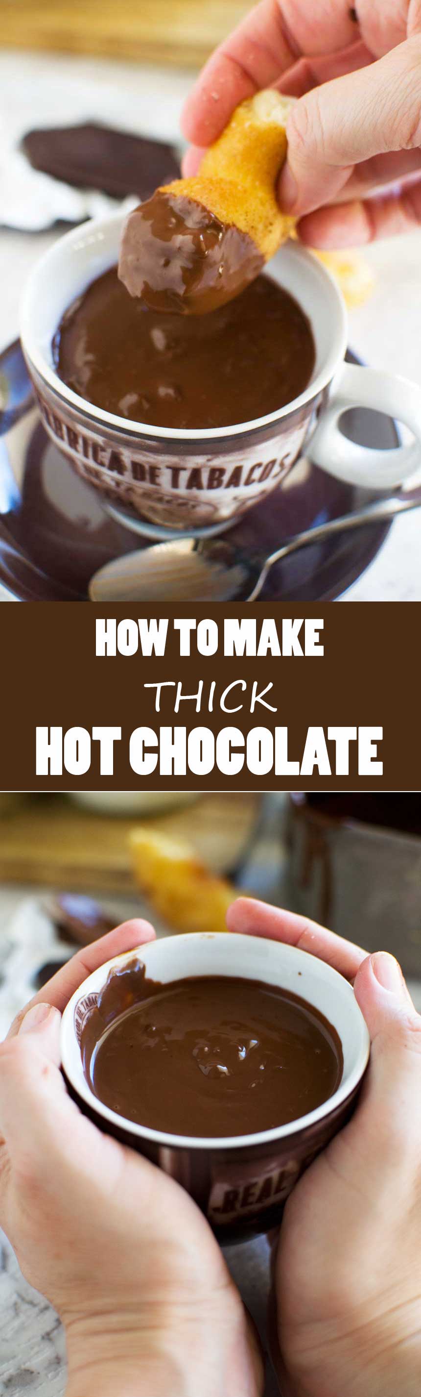 How to make thick Italian hot chocolate (5 minutes, 4 ingredients ...