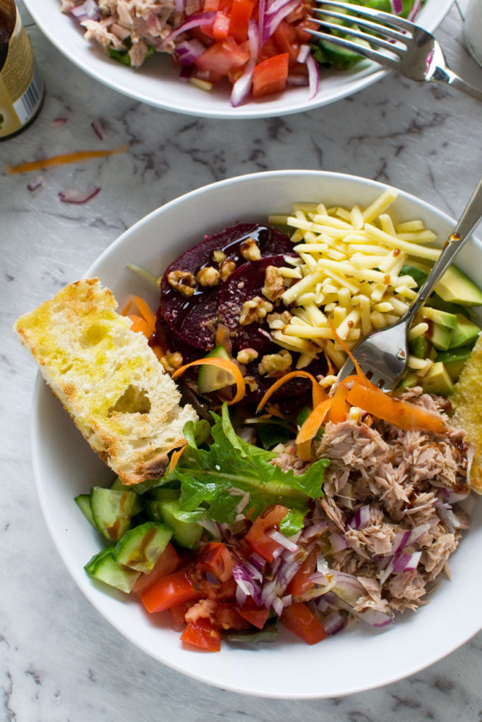 Our Favourite Easy Tuna Salad (10-minute Dinner) - Scrummy Lane
