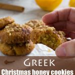 Greek Christmas honey cookies (melomakarona) - Scrummy Lane