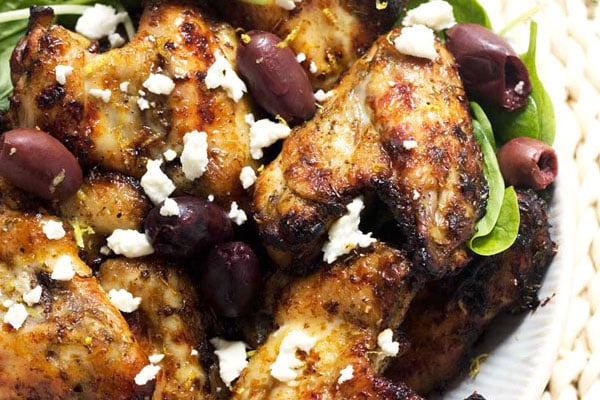 6-ingredient Greek Baked Marinated Chicken - Scrummy Lane
