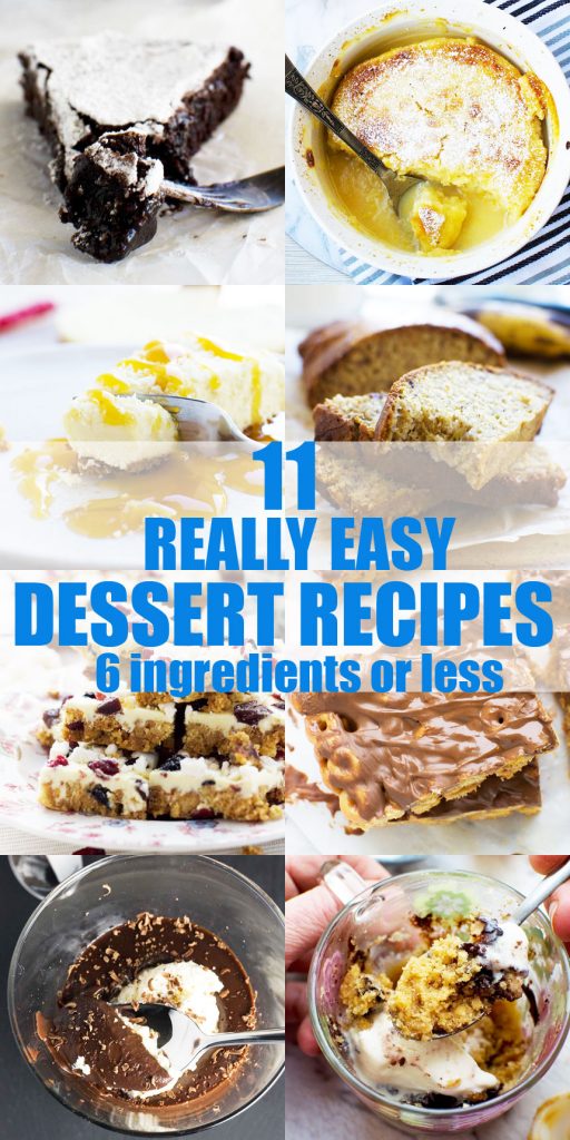11+ really easy dessert recipes (6 ingredients or less) - Scrummy Lane