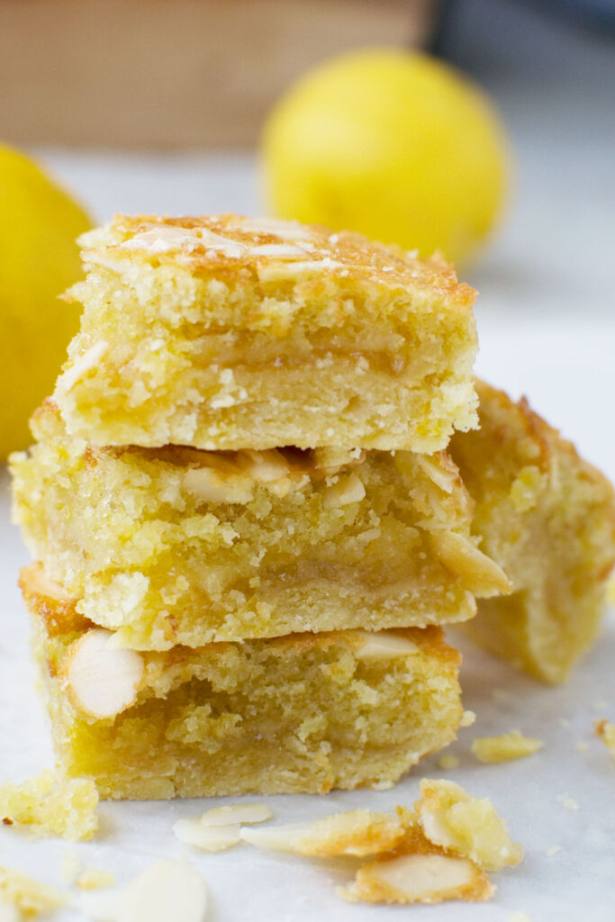 Lemon Bakewell Slices - Scrummy Lane