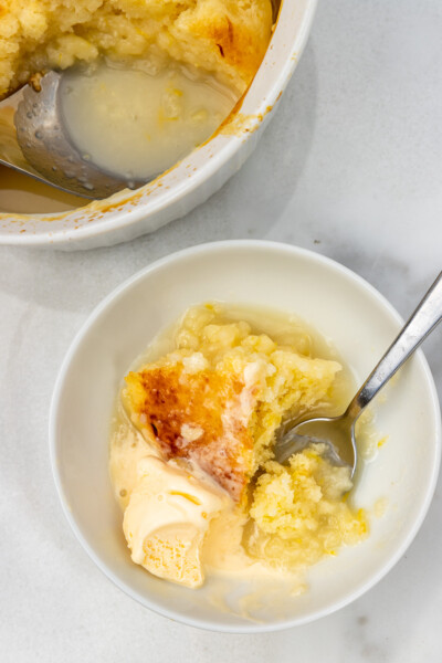 'Magic' Self Saucing Lemon Pudding - Scrummy Lane