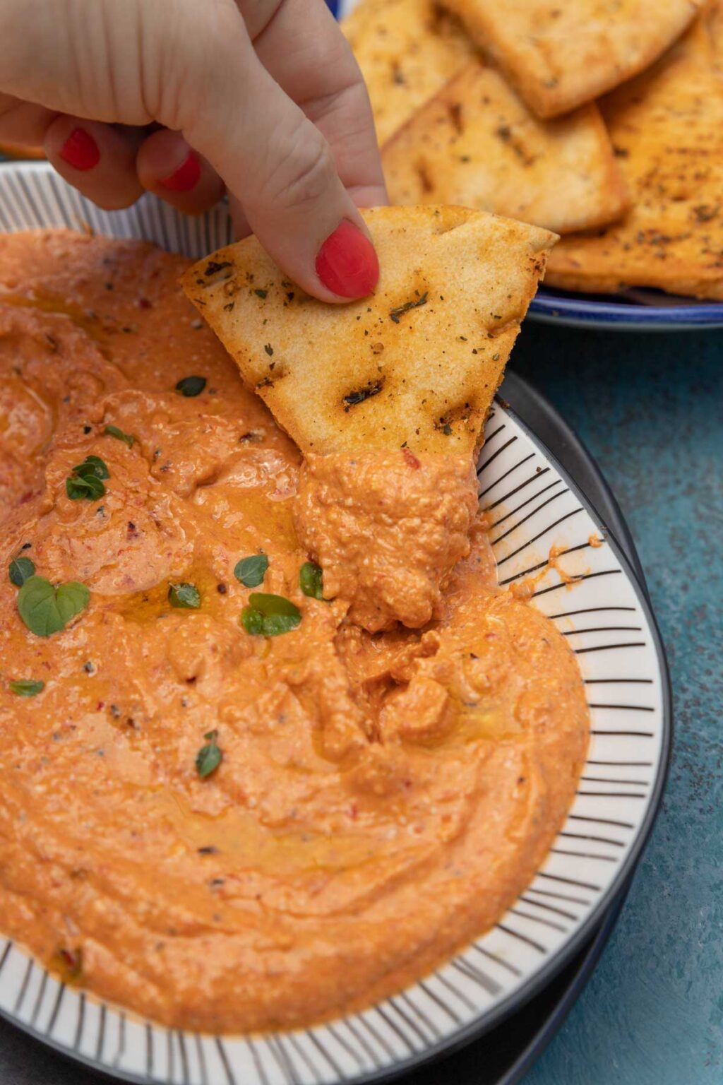 Tyrokafteri (5-Minute Greek Spicy Feta Dip Recipe) - Scrummy Lane