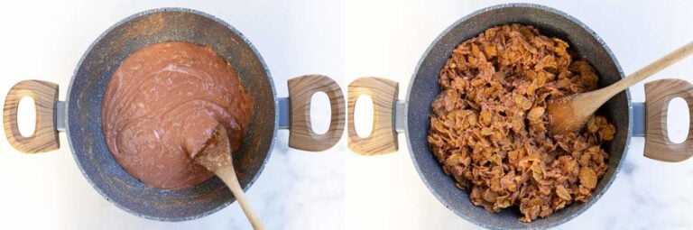 5-Ingredient Peanut Butter Cornflake Bars (No Bake) - Scrummy Lane