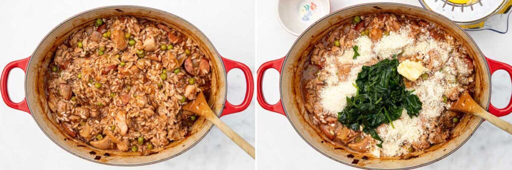Baked Chicken And Chorizo Risotto (One Pot!) - Scrummy Lane