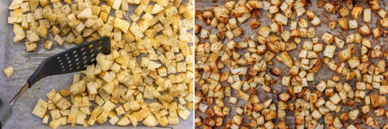 Crispy Diced Potatoes (No Parboiling!) - Scrummy Lane