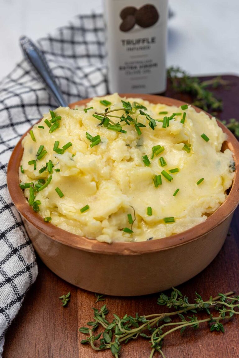 Truffle Mashed Potatoes (Easiest Luxury Mash!) - Scrummy Lane