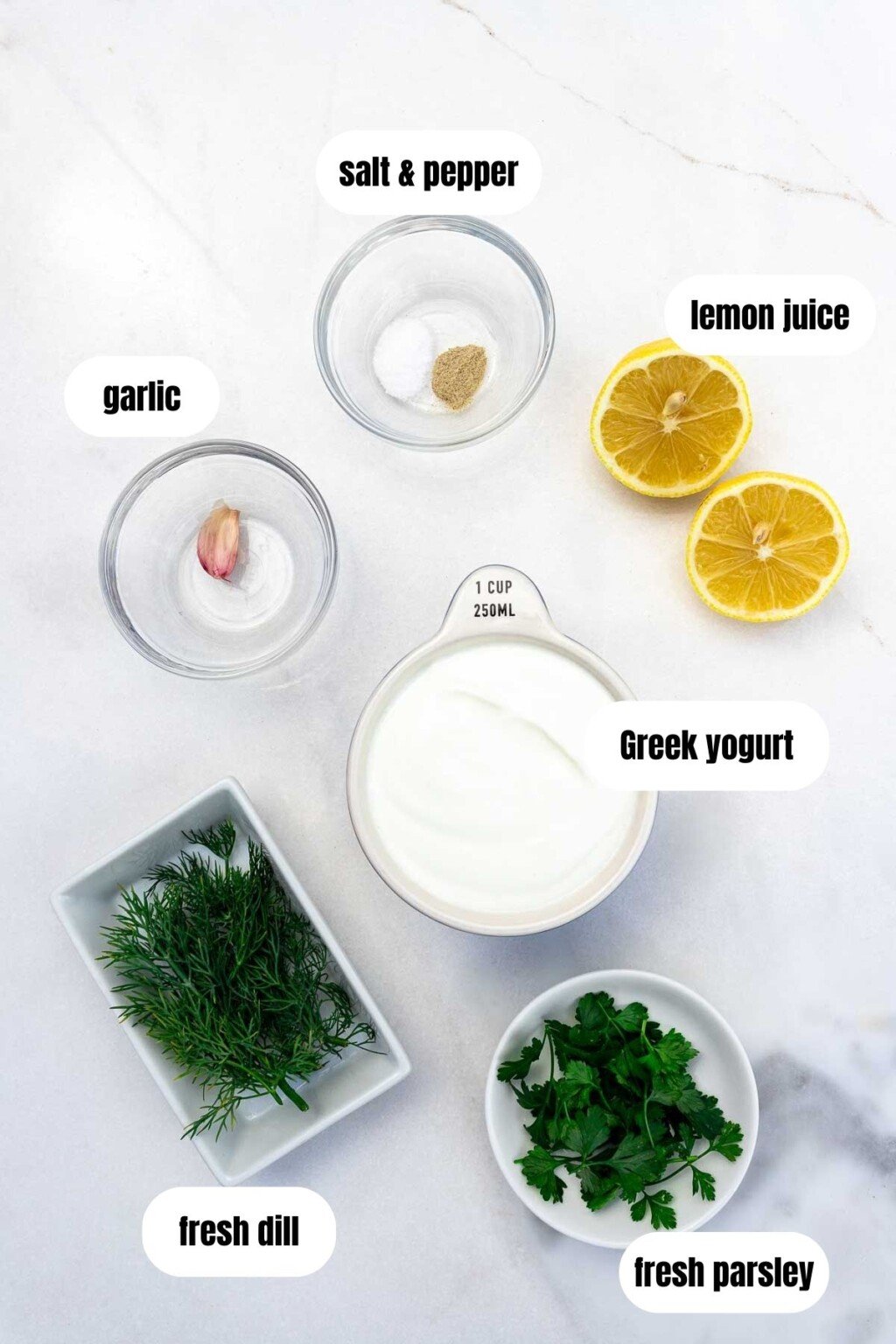 5-Minute Greek Yogurt Dill Dip - Scrummy Lane