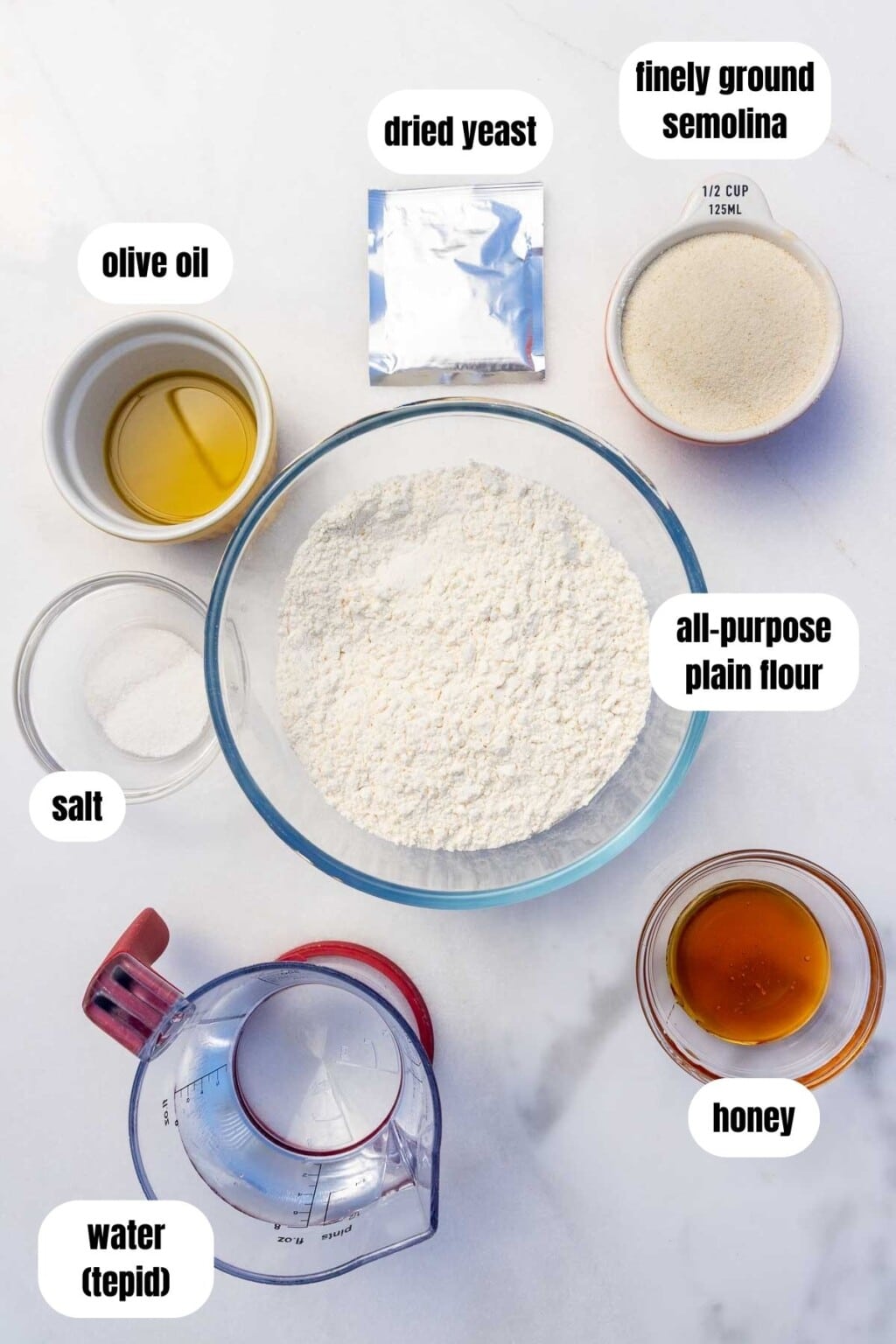 Greek Bread (Easy No Knead Recipe) - Scrummy Lane