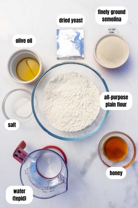 Greek Bread (Easy No Knead Recipe) - Scrummy Lane