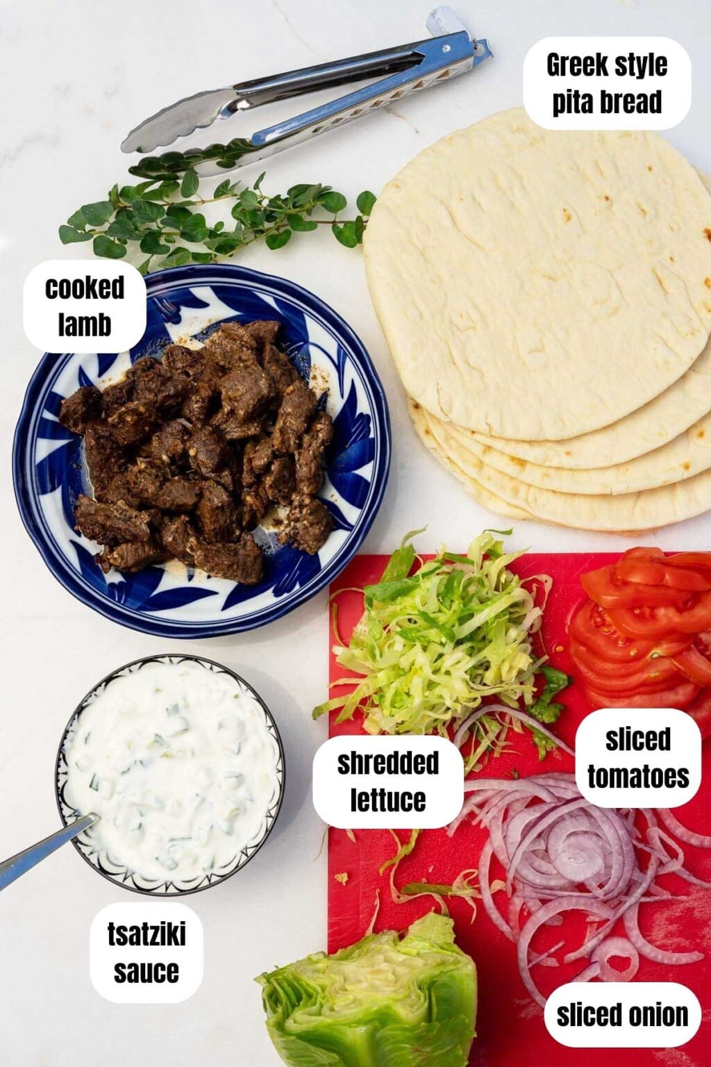 Easy Lamb Pitas (Greek Style) - Scrummy Lane