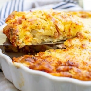 'Magic' Crustless Zucchini Quiche - Scrummy Lane
