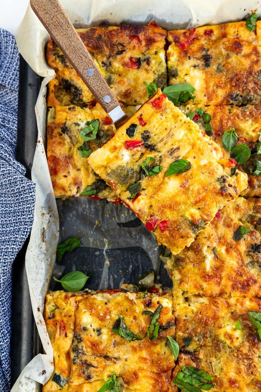 'Magic' Baked Vegetable Frittata - Scrummy Lane