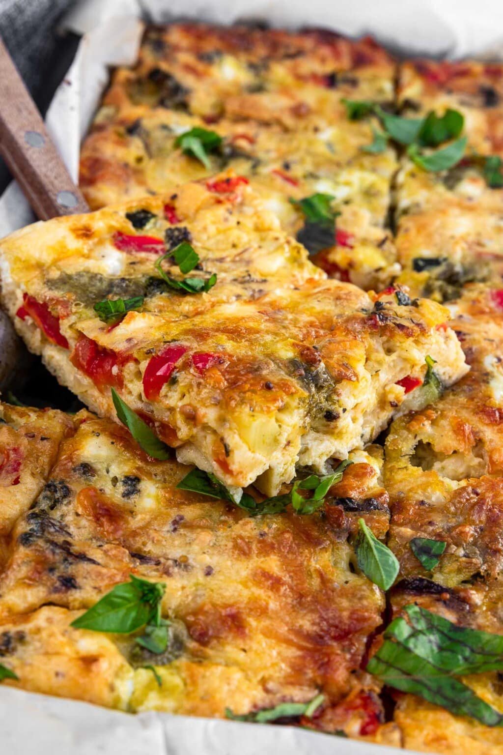 'Magic' Baked Vegetable Frittata - Scrummy Lane