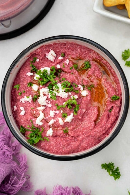 3-Ingredient Beetroot Dip - Scrummy Lane