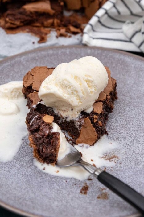 Torta Tenerina (Fudgy Italian Chocolate Cake) - Scrummy Lane