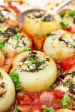 Greek Stuffed Onions - Scrummy Lane