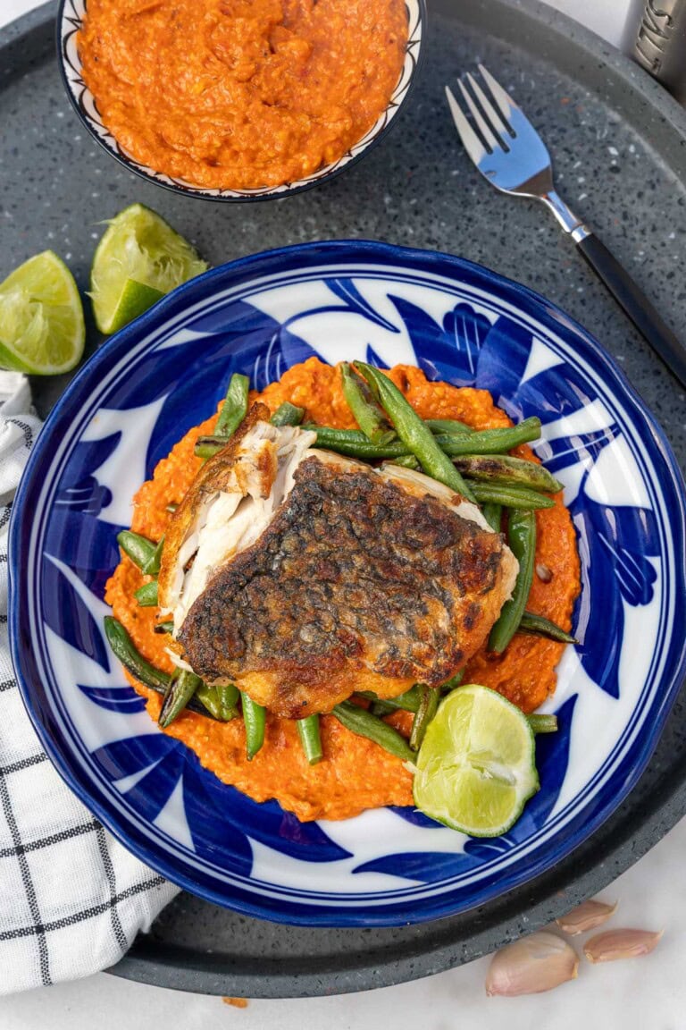 10-Minute Romesco Sauce For Fish (& More!) - Scrummy Lane
