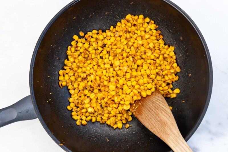 10-Minute Sautéed Frozen Corn - Scrummy Lane