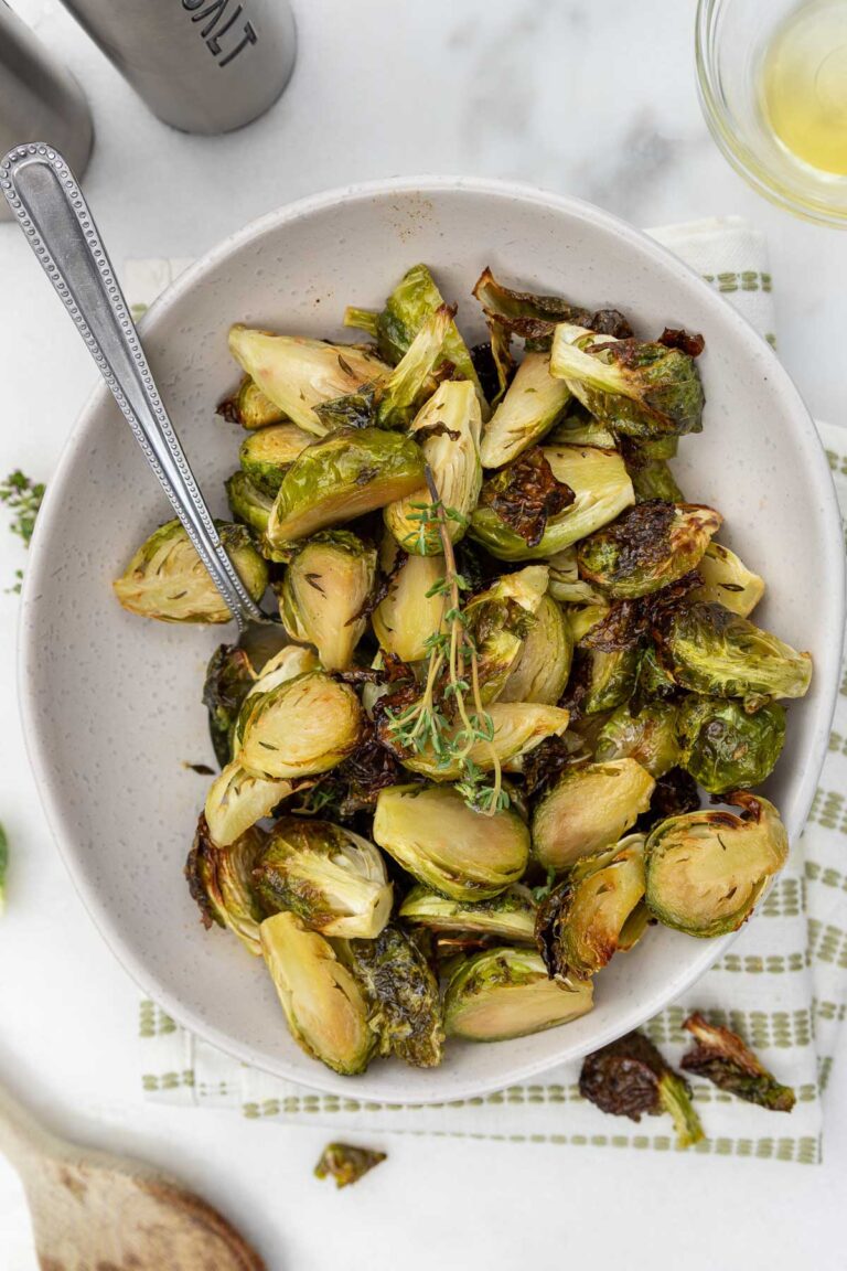 Easy Brown Sugar Brussel Sprouts - Scrummy Lane