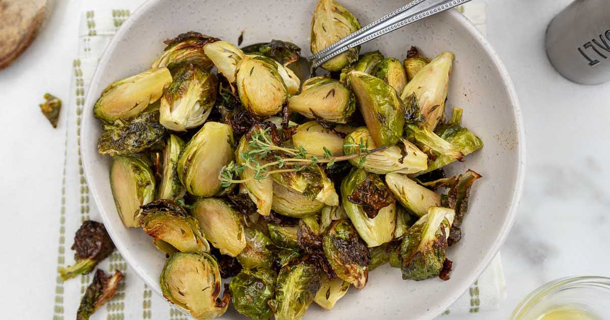 Easy Brown Sugar Brussel Sprouts - Scrummy Lane